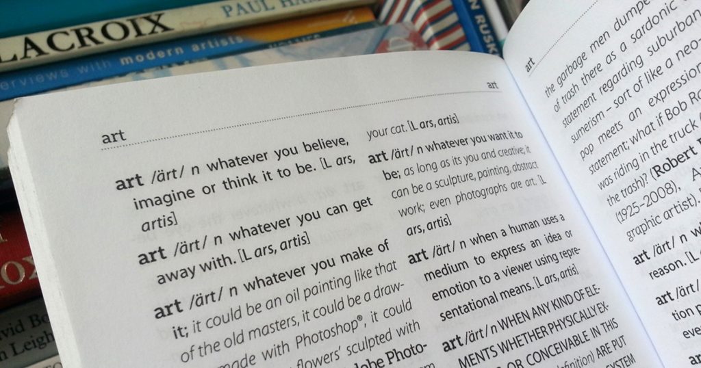 A New Dictionary of Art – One word: 3,000 definitions | Stanley Picker ...